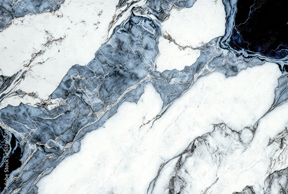 Luxury blue Gold Marble texture background. Panoramic Marbling texture ...