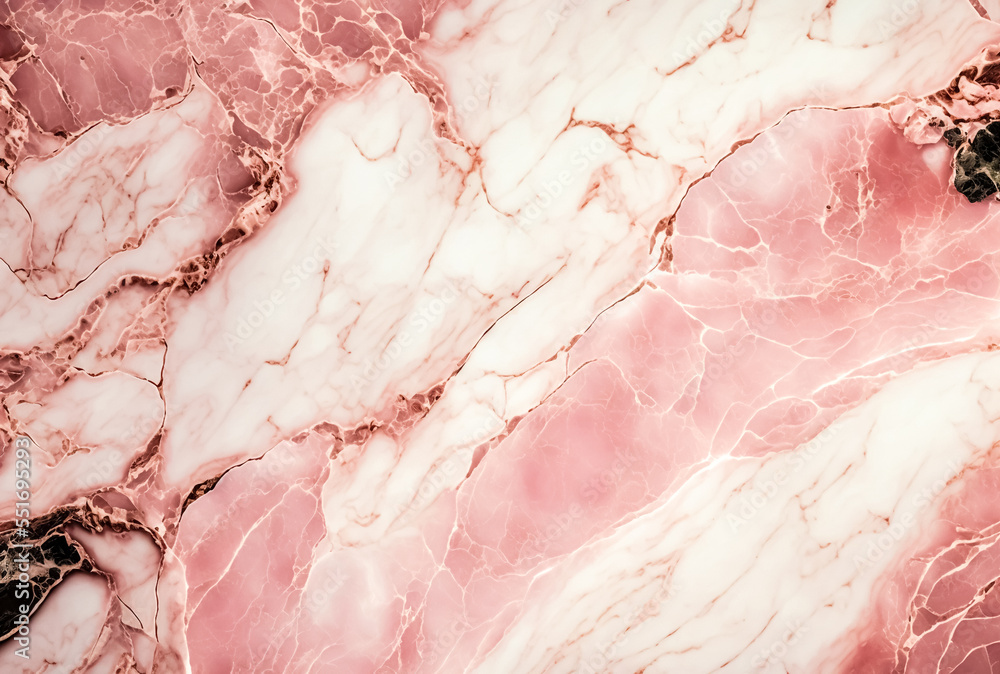 Luxury Pink Gold Marble texture background. Panoramic Marbling texture ...