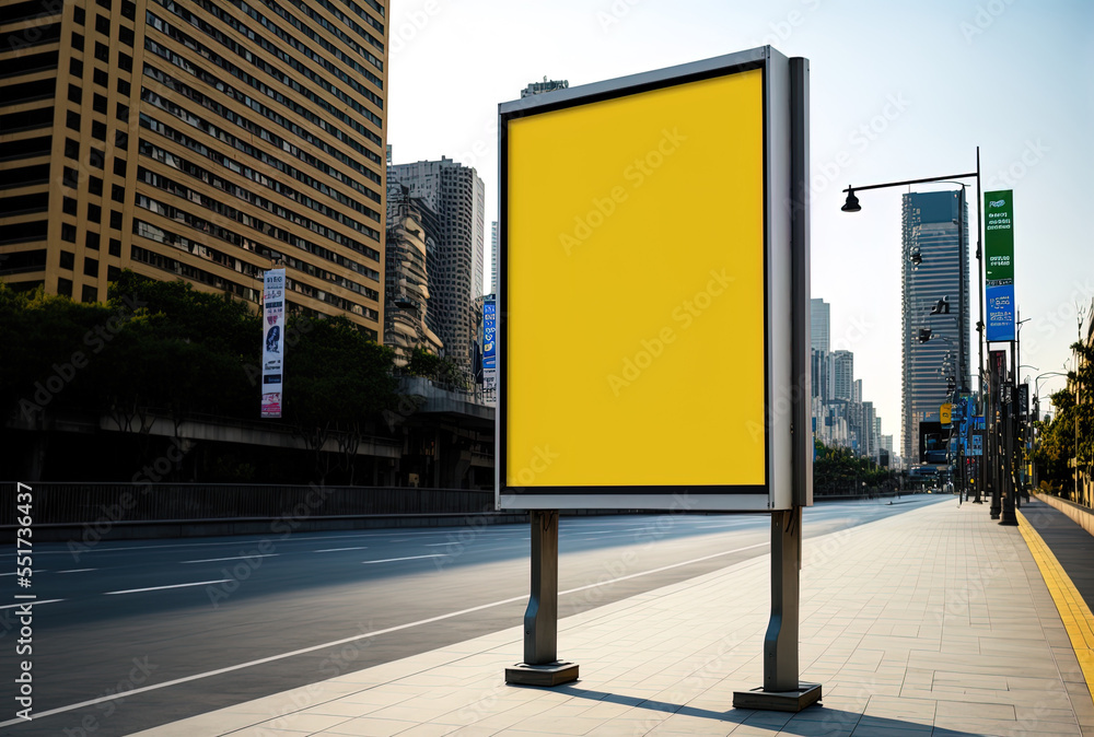announcement board, city light, billboard, road board, information ...