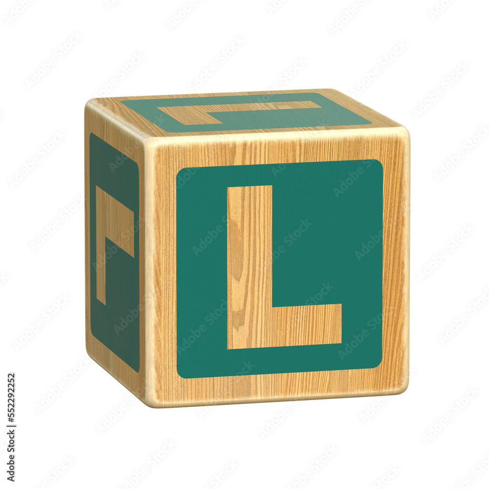 Letter L, Wooden Blocks font for Toddlers, Wood Alphabet Blocks, ABC ...