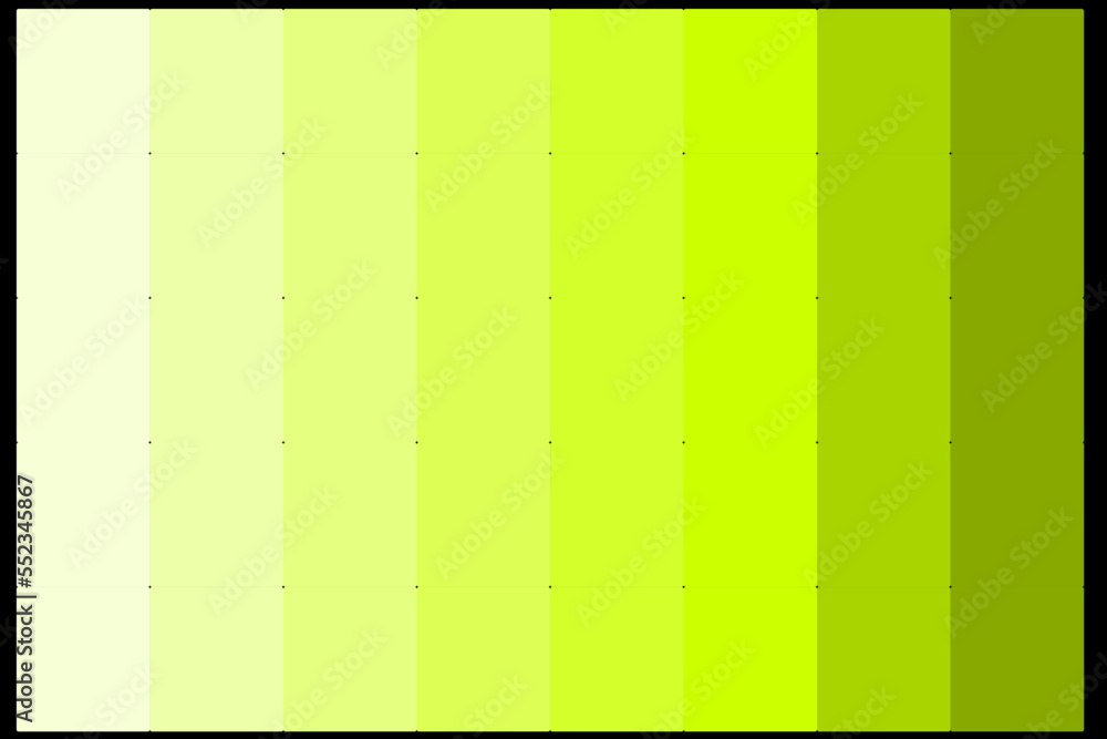 Abstract green color palette from the lightest to the darkest Stock ...