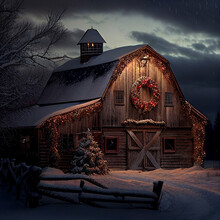 Christmas On The Farm Free Stock Photo - Public Domain Pictures