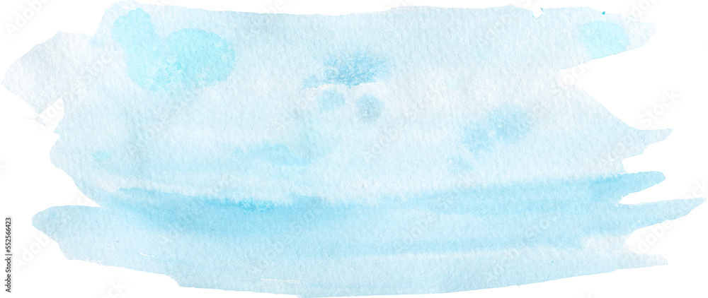 ภาพประกอบ Stock Watercolor hand drawn Blue color Backgrounds Clipart ...