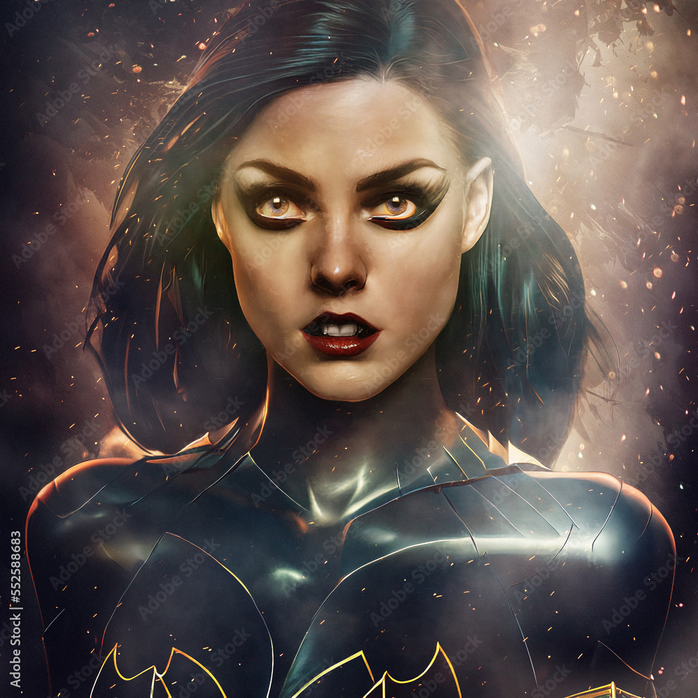 beautiful portrait of a surreal fantasy female character art with deep ...