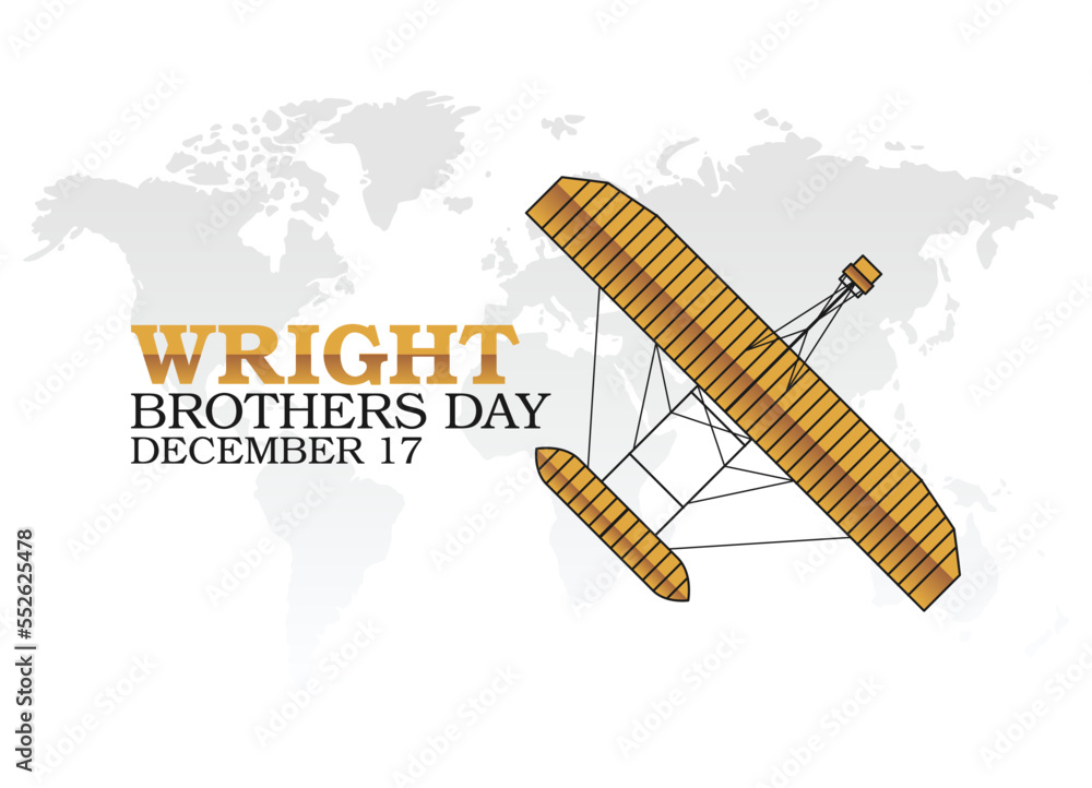 vector graphic of wright brothers day good for wright brothers day ...