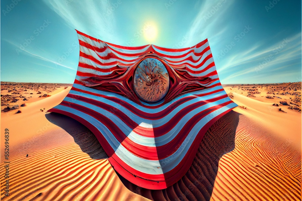 Generative AI render of abstract art wallpaper Stock Illustration ...