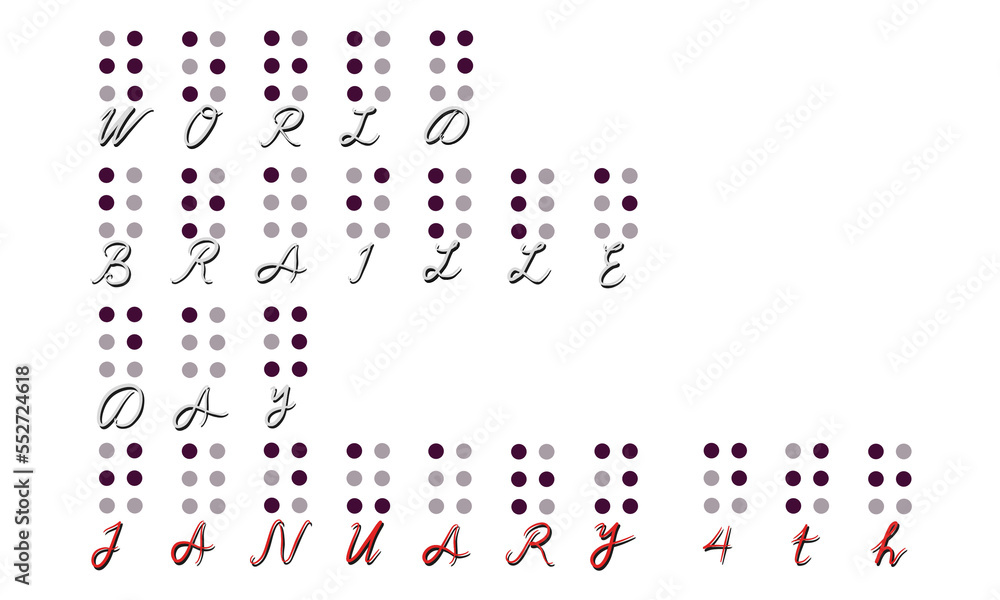 hello in braille to celebrate world braille day on january 4th ...