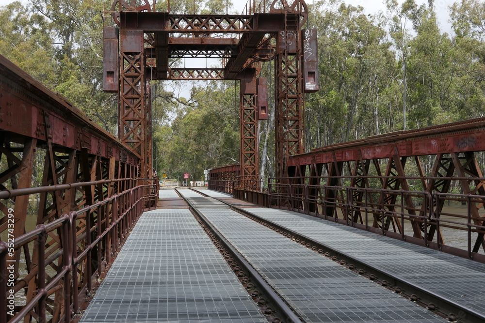 A close up of the Vertical Lift section on the Heritage lIsted Tocumwal ...