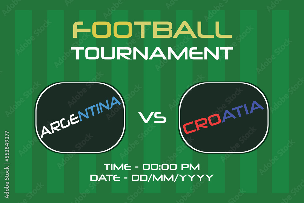 Argentina vs Croatia football match in Semifinals, Quarterfinals, and ...