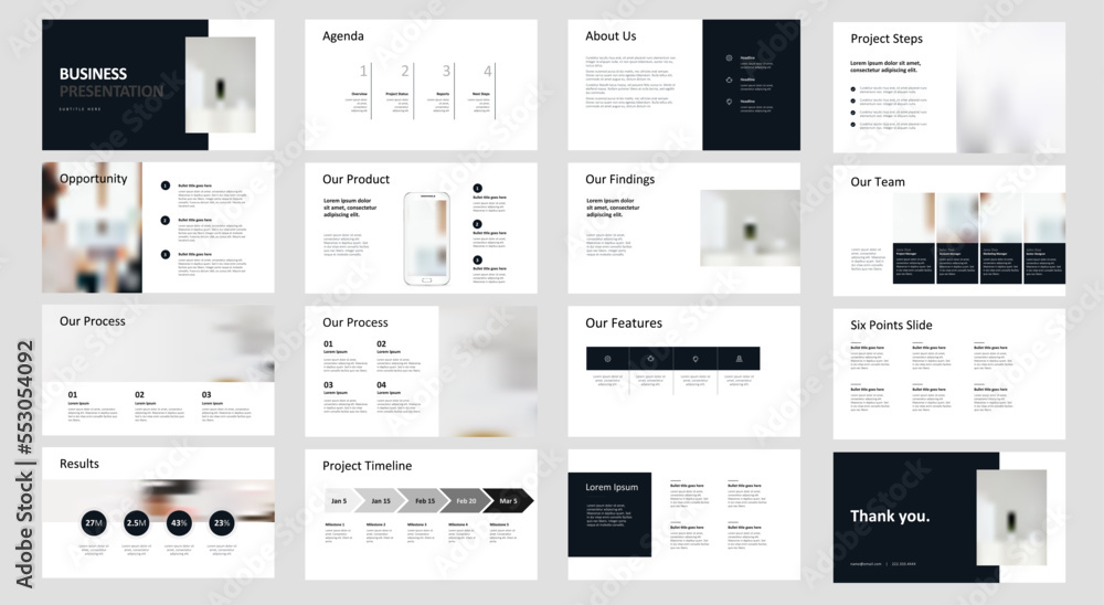 Clean, Minimalist Business and Pitch Presentation Template with ... Clean, Minimalist Business and Pitch Presentation Template with ...