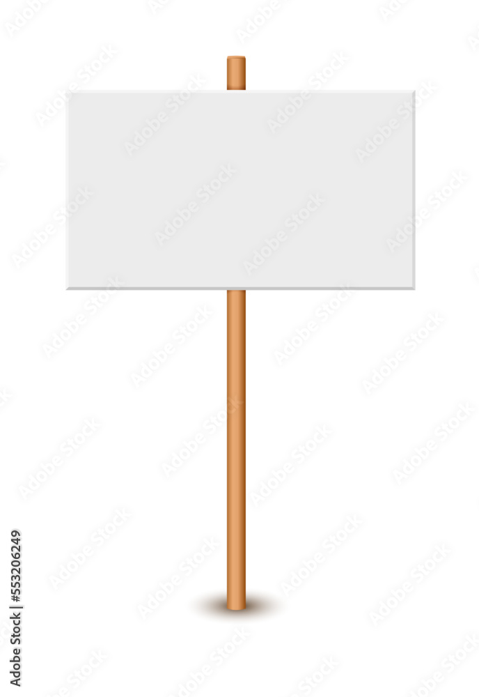 Picket sign, demonstration banners, public transparency, protest ...