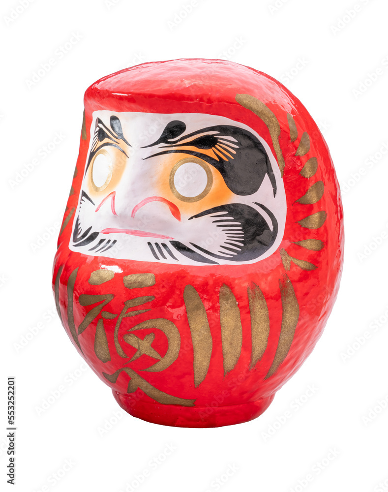 Daruma Doll isolate on white PNG File, The Daruma is a traditional ...