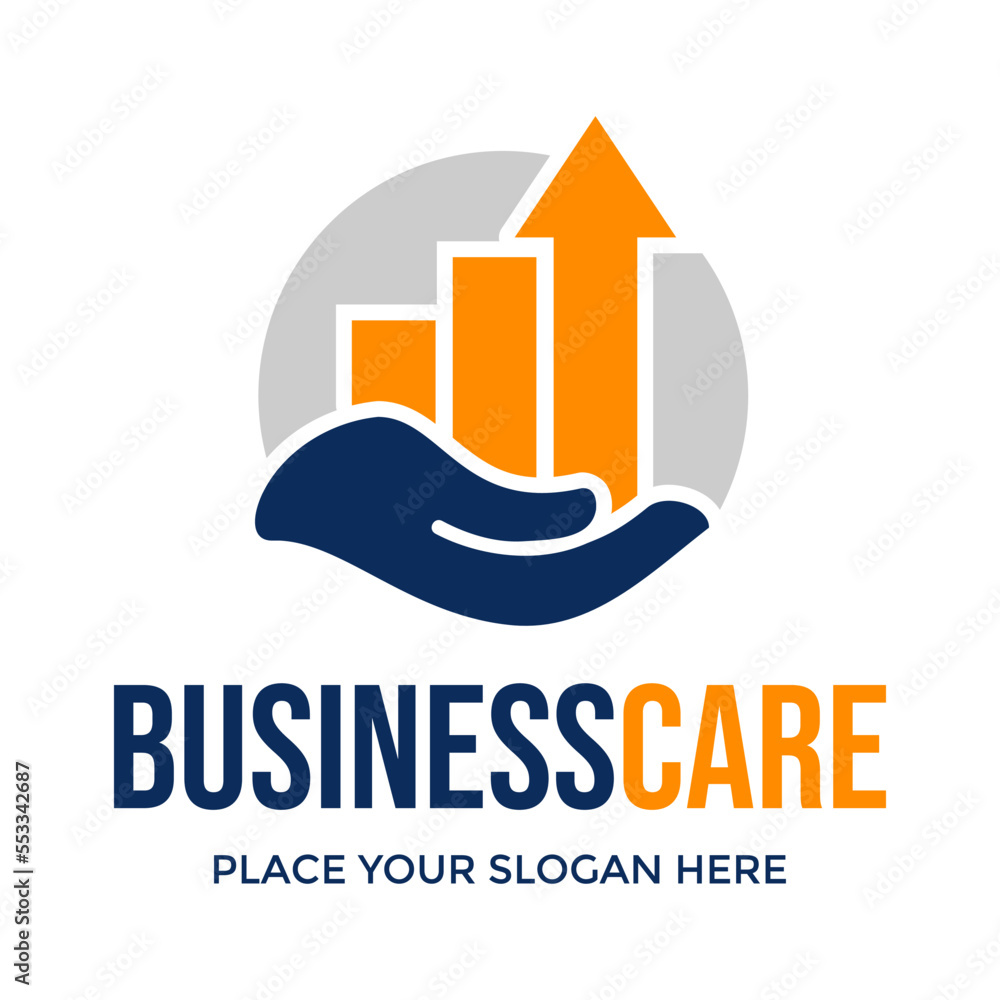 Business care vector logo template Stock Vector | Adobe Stock