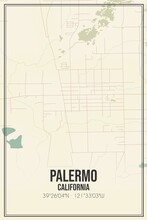 Vintage Palermo Travel Poster Free Stock Photo - Public Domain Pictures