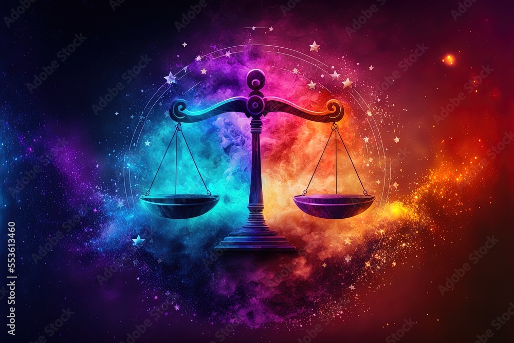 zodiac sign Libra, colorful horoscope, astrology wallpaper, Libra ...