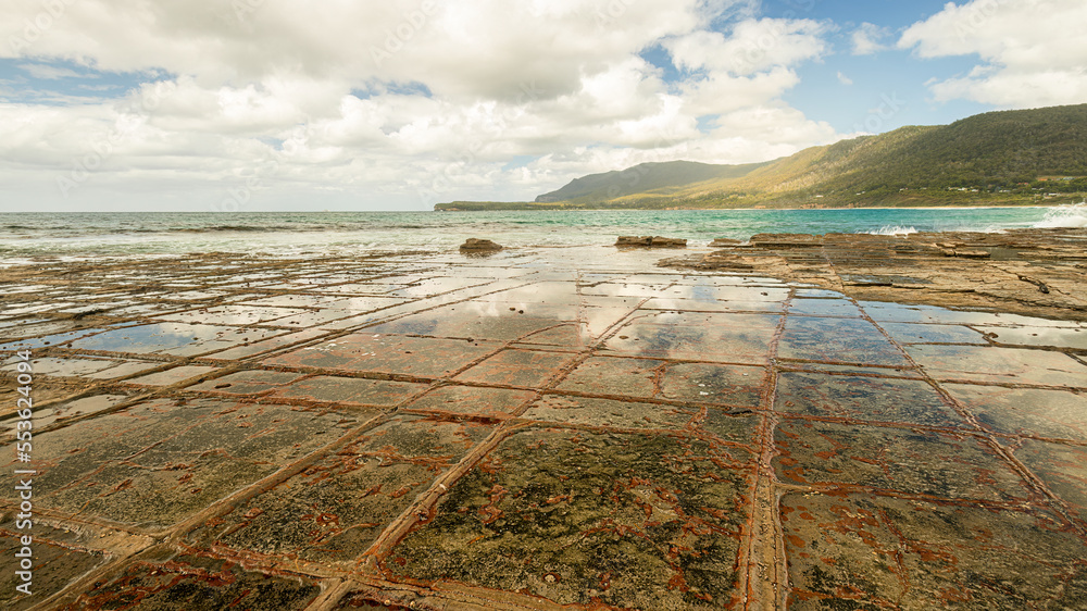 Tessellated Pavement, Eaglehawk Neck, Tasmania, Australia. Famous ...