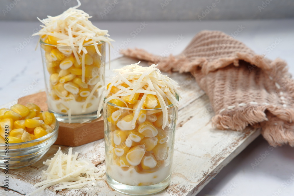 Jasuke or Jagung Susu Keju is A popular sweet and creamy snacks from ...