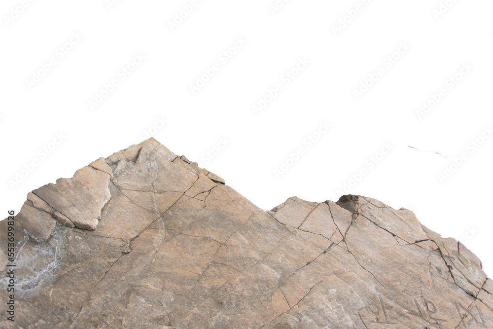 Isolated PNG cutout of a rock on a transparent background, ideal for ...