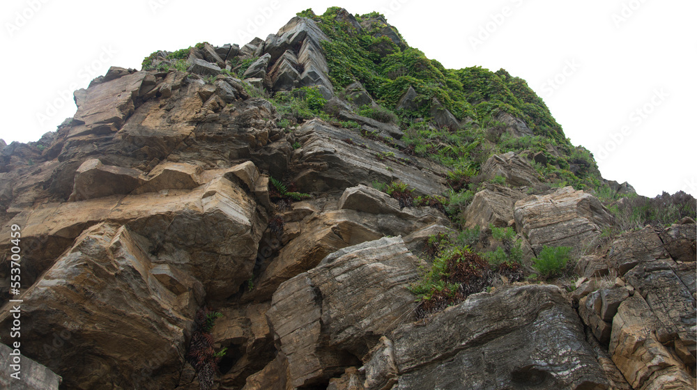 Isolated PNG cutout of a cliff on a transparent background, ideal for ...