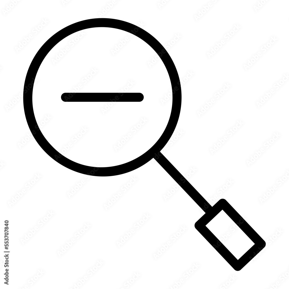 zoom out Stock Vector | Adobe Stock
