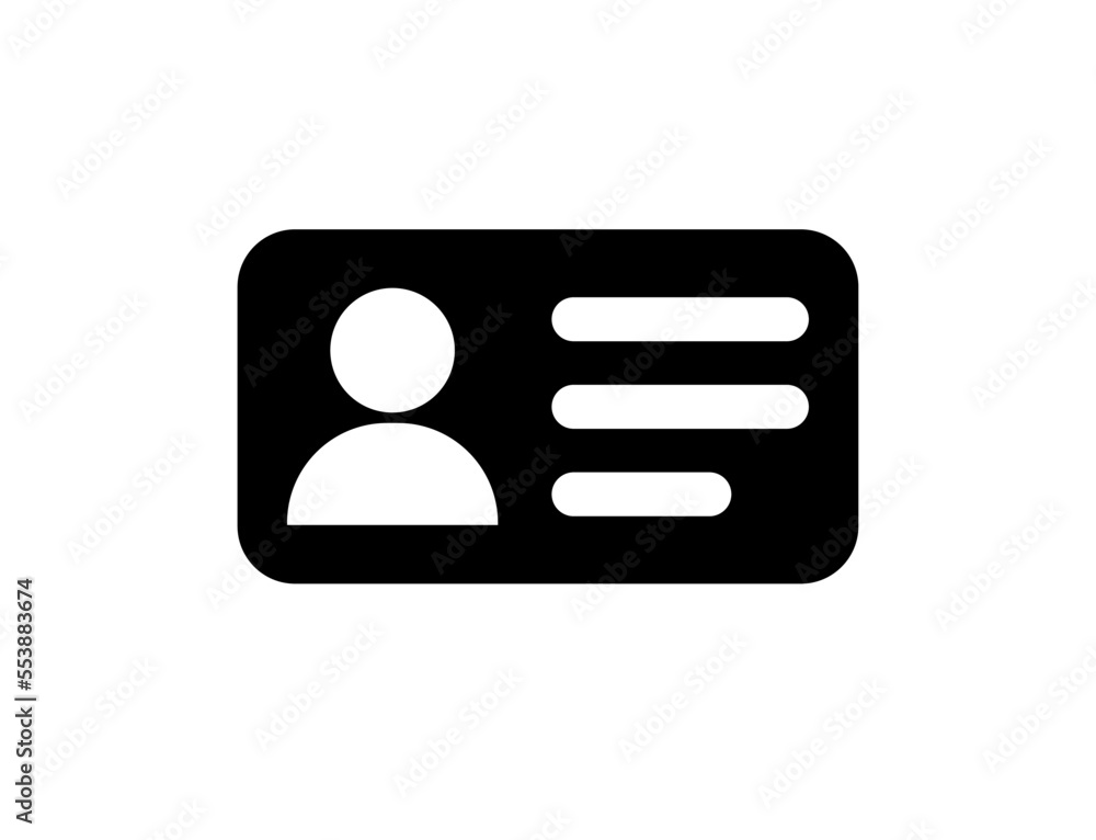 Personal Identification Card. Vector for document certificate and ...