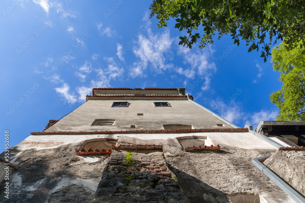 Tower of the Bran Castle (Castelul Bran), commonly known as (Dracula ...