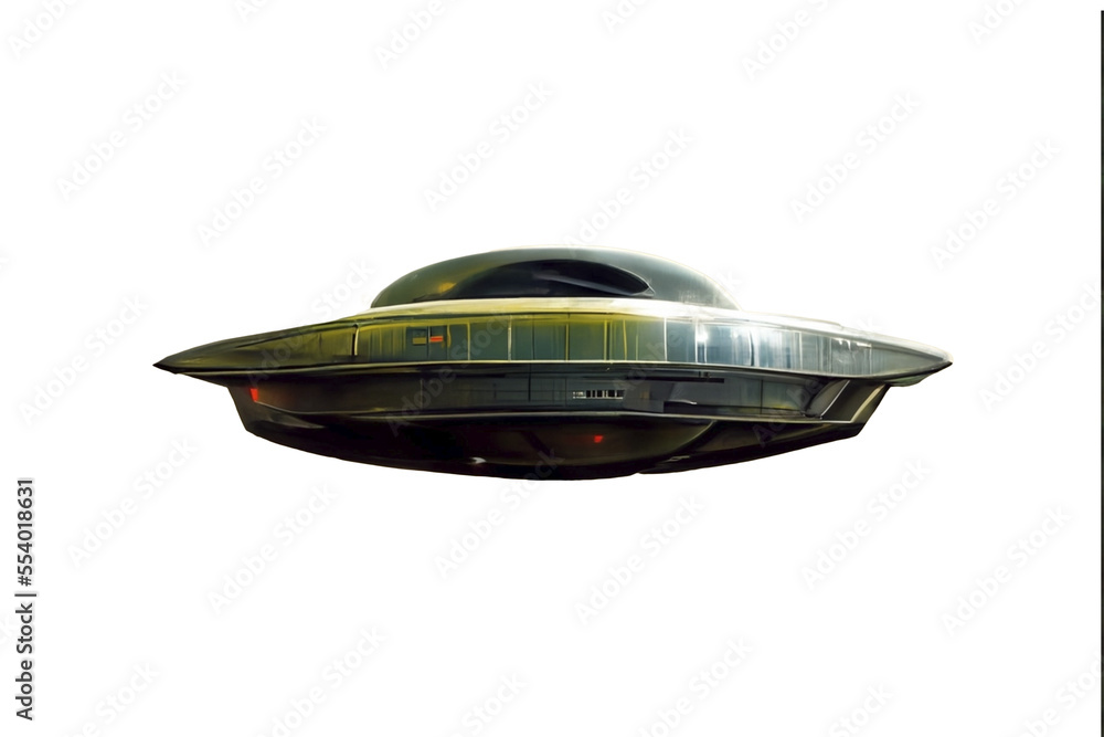 UFO flying saucer spaceship from outer space which is an alien craft ...