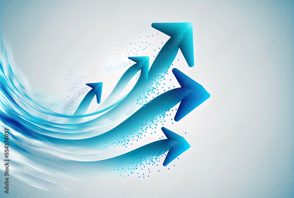 air movement a group of blue arrows indicating the direction of air ...