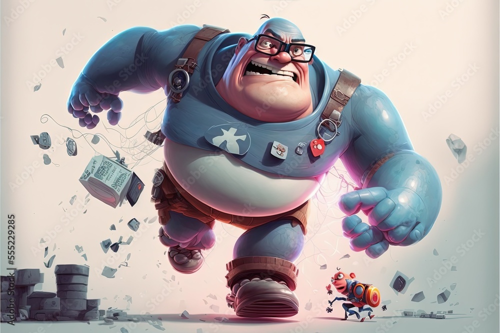 Generative Ai, Generative, Ai, Funny cartoon characters, in different ...