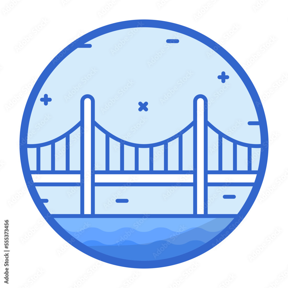 The Bosphorus Bridge side view concept, Fatih Sultan Mehmet Bridge ...