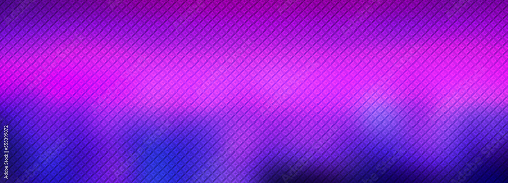 Purple neon metaverse gradient background blank. Horizontal banner or ...