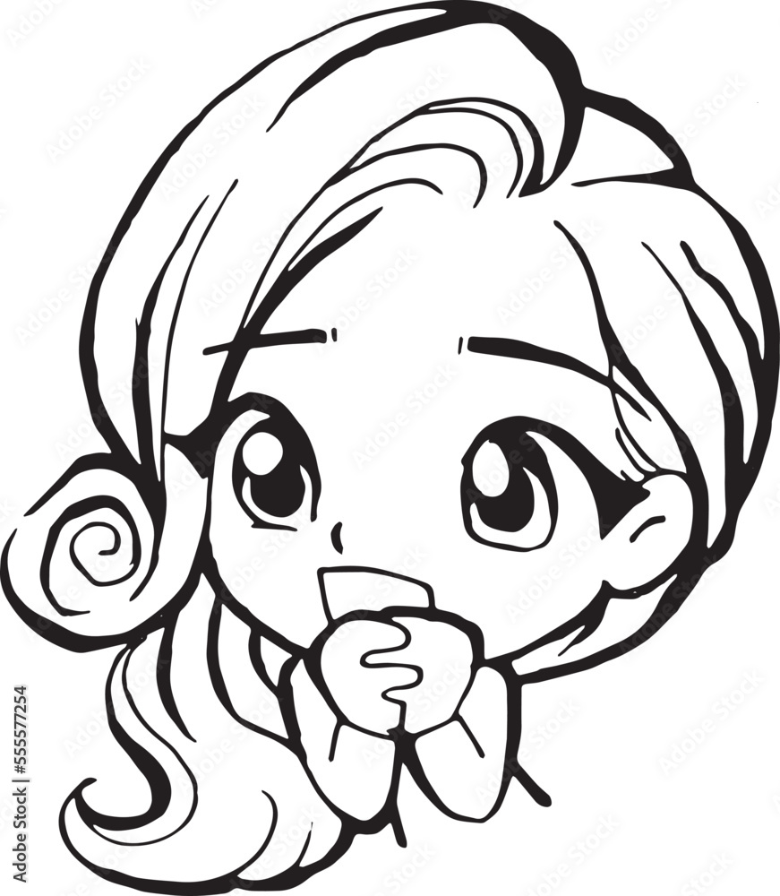 appeal boy girl cartoon doodle kawaii anime coloring page cute ...