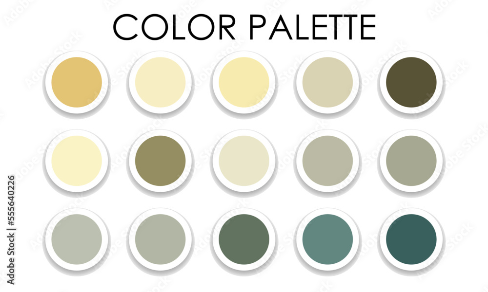 Universal color palette 2023. Color combinations. Vector 素材庫向量圖 | Adobe ...