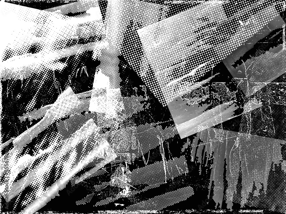 Vector de Stock Glitch distorted grunge layer . Noise destroyed texture ...