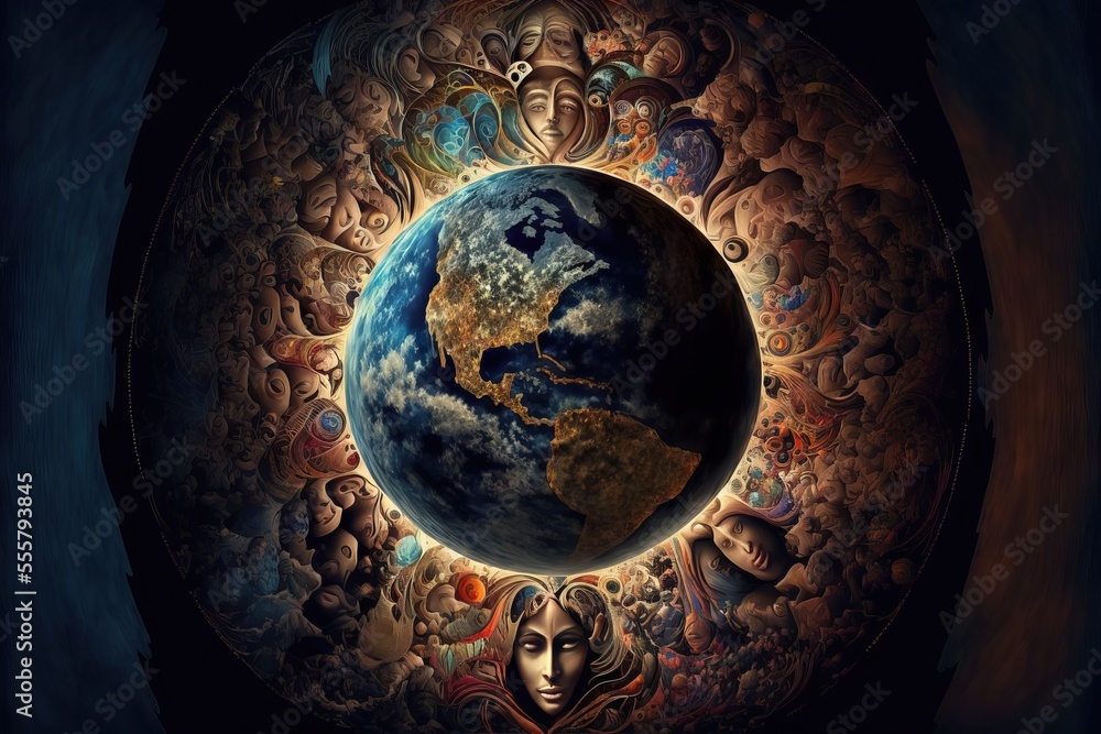 Spiritual Vision of the entire Planet with all the beings that belong ...