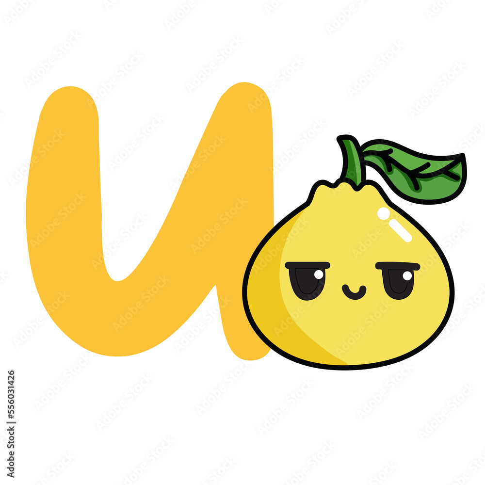 Fruit Alphabet Clip Art, Fruit A to Z Clipart, Cute a-z Clipart ,Clip ...