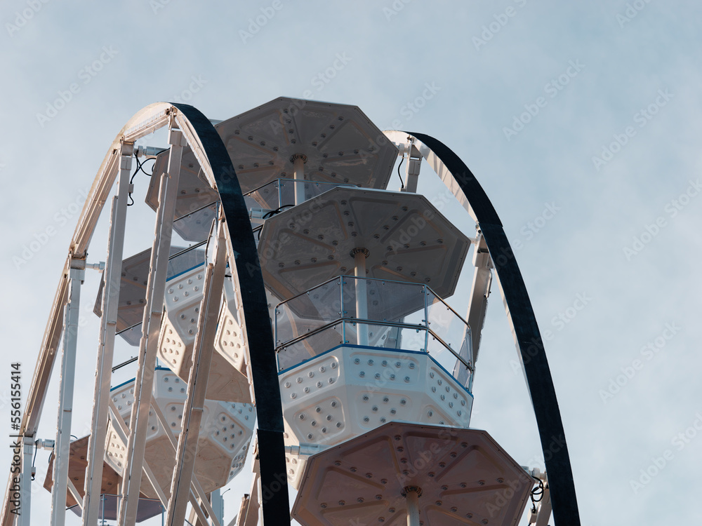 Close-up photo of Zagreb Eye panoramic wheel on Dr. Franjo Tuđman ...