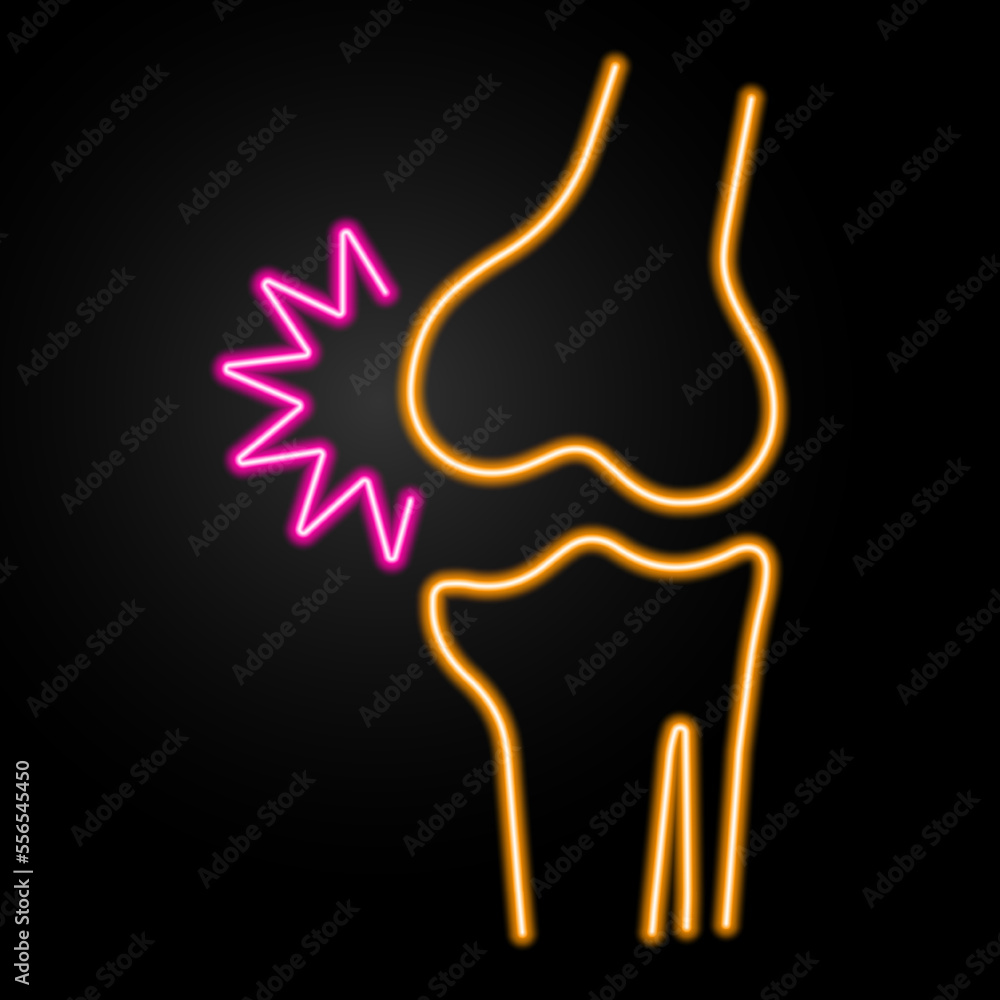 arthritis neon sign, modern glowing banner design, colorful modern ...