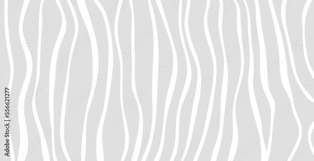 White curved stripes on beige background. Simple undulating pattern ...