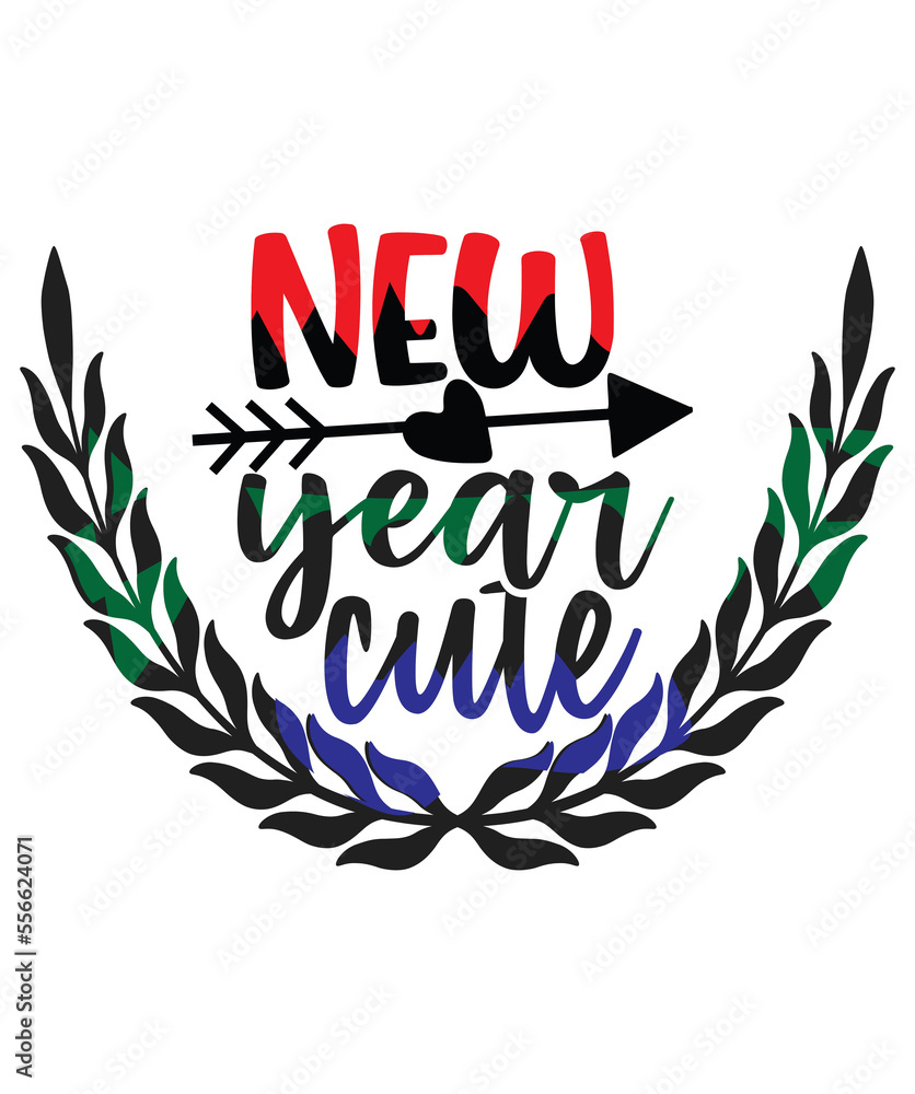 New Year 2023 SVG Bundle, Happy New Year's Eve Quote, Cheers 2023 ...