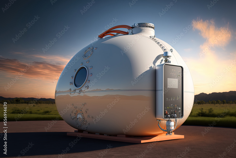 gas tank with solar and hydrogen energy storage facilities for ...