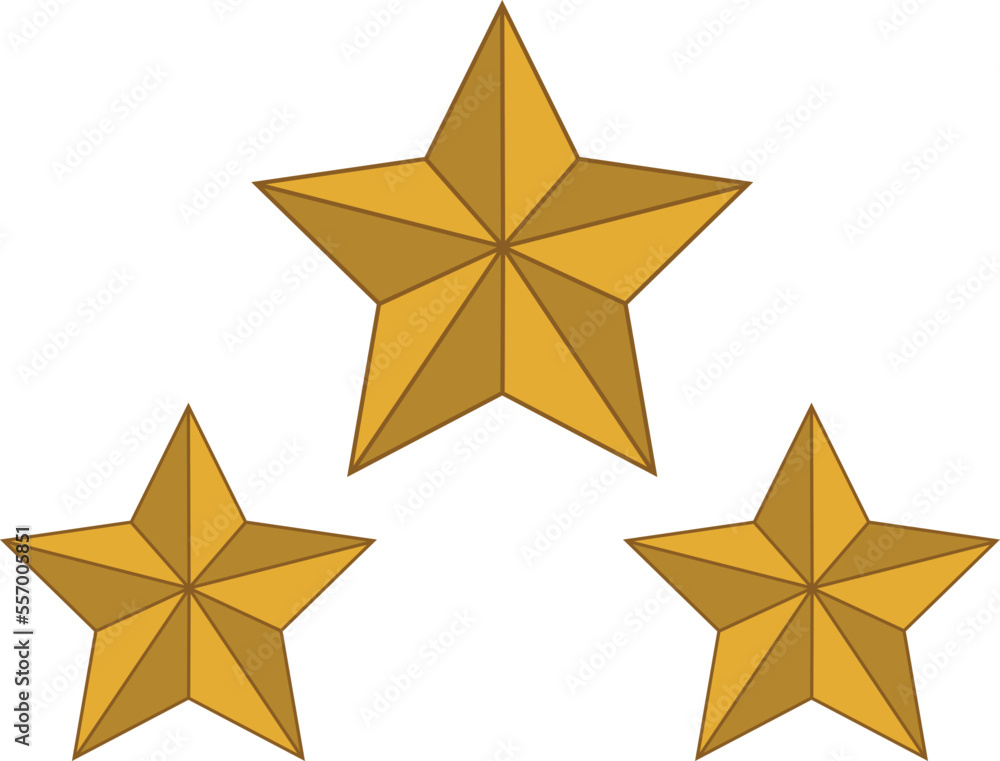 Vector de Stock Tres estrellas doradas Argentina campéon del mundial de ...