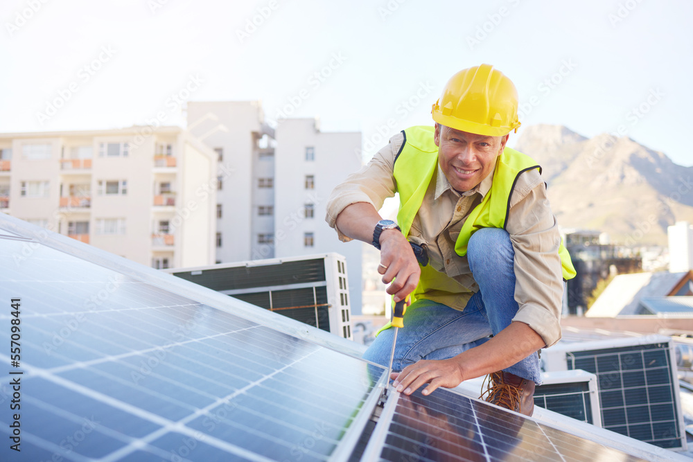 Engineer, solar panels and sustainability, eco friendly and solar ...