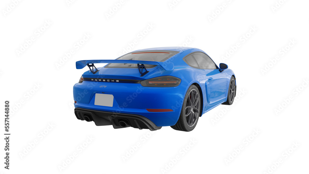 side view of blue car isolated on white, PORSCHE png transparent ...