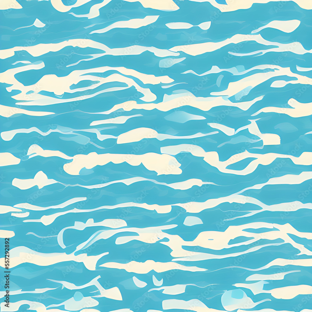 Стокова ілюстрація Textura de agua 2D cartoon, para videojuegos, cell ...