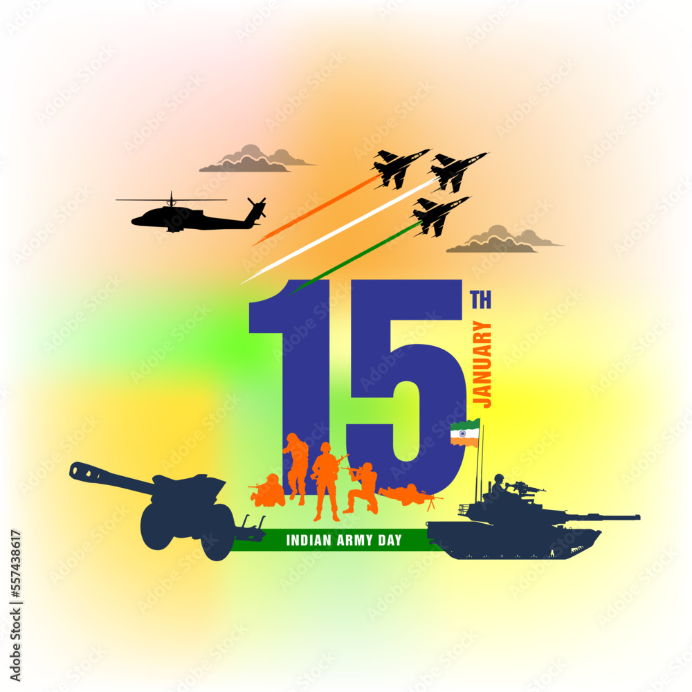 Celebrating the 75th Army day of India, the Republic day celebration ...