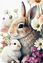 Easter Bunny Garden Free Stock Photo - Public Domain Pictures