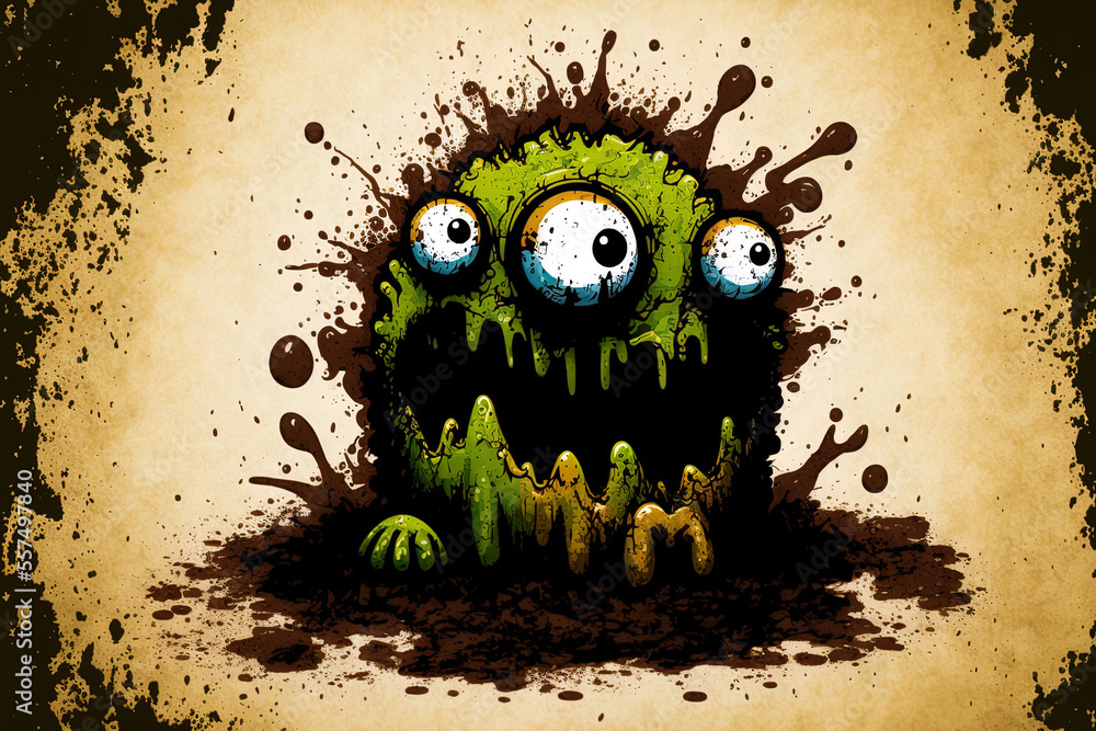 Small, frightening mud creatures from the sewers Under the toilet's rim ...