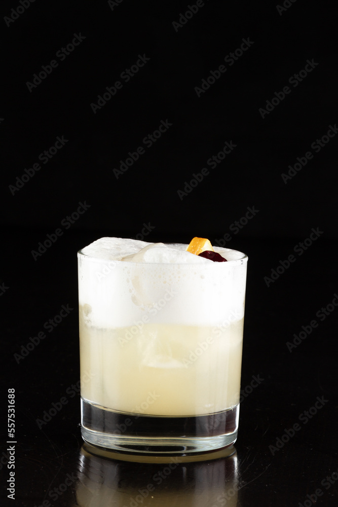 Sour alcoholic cocktail for the menu bar or restaurant Stock Photo ...