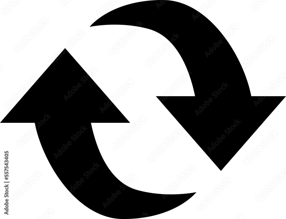 Recycle icon arrow symbol. Recycling cycle sign. Recycled logo, png ...